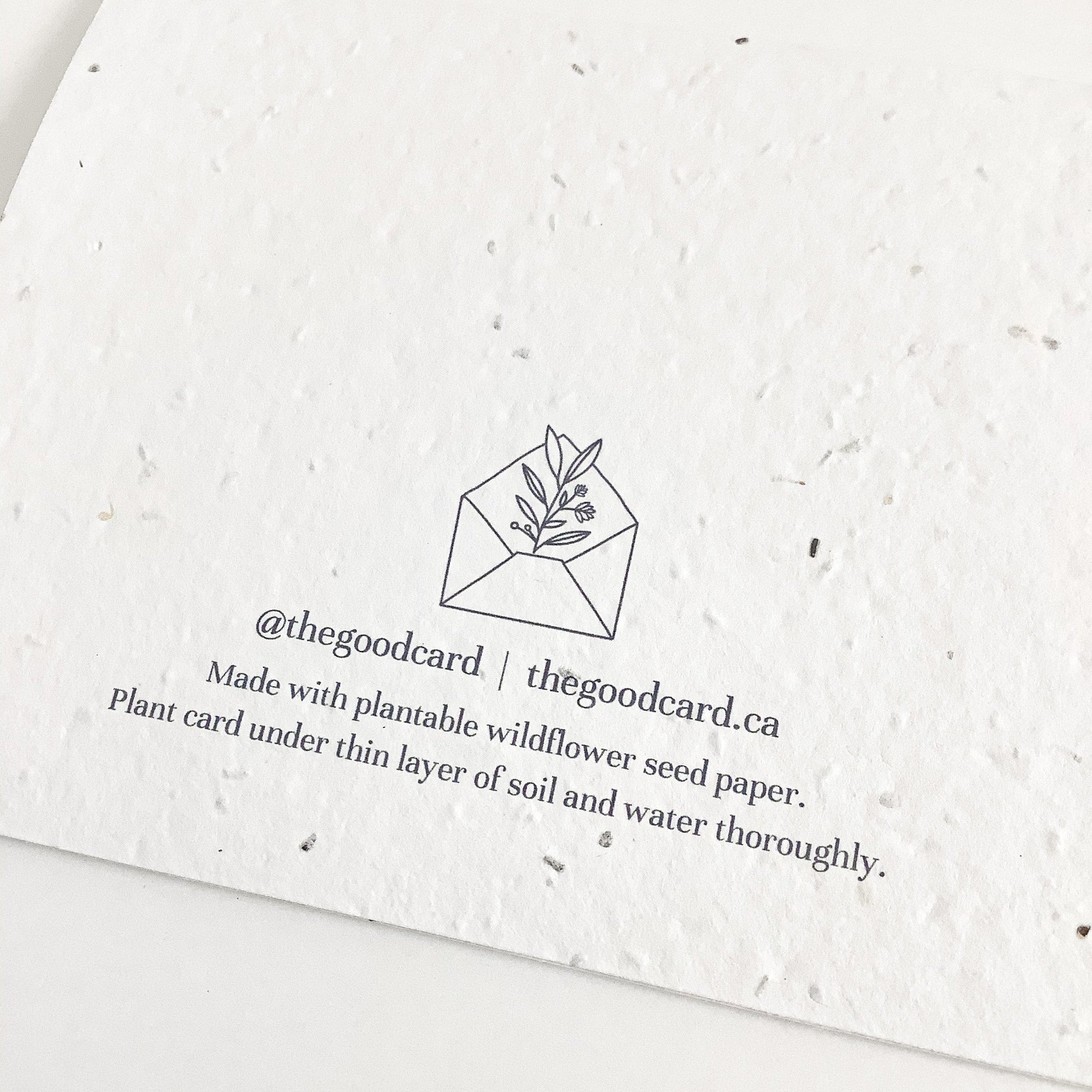 The Good Card - Plantable Seed Greeting Cards